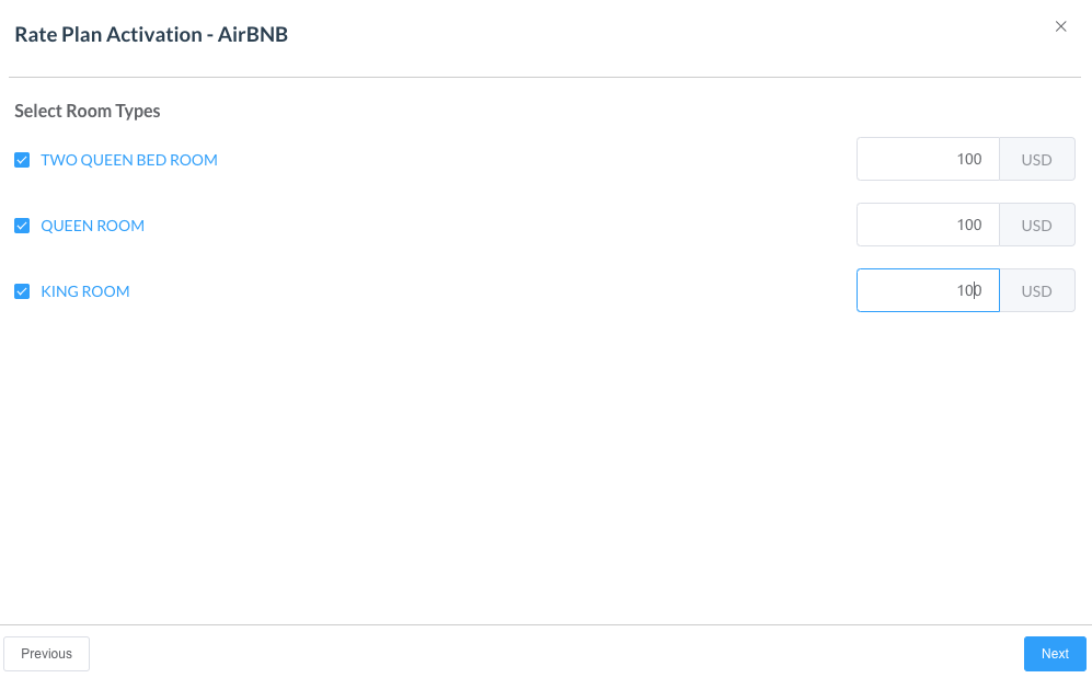 Rate Plans - Add, Activate, Edit